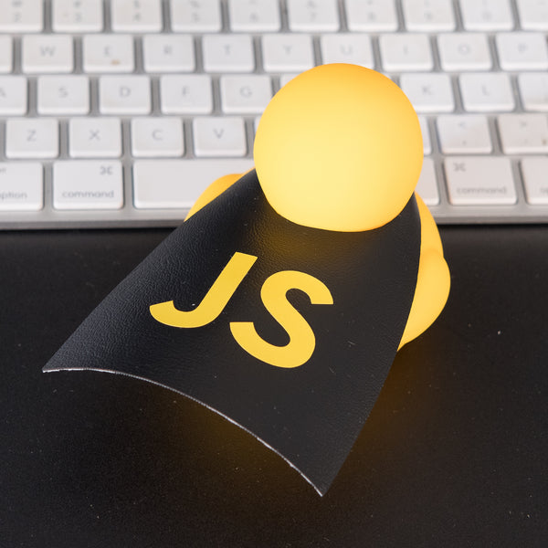 devDucks JS (JavaScript) Rubber Duck – devRant Swag Shop