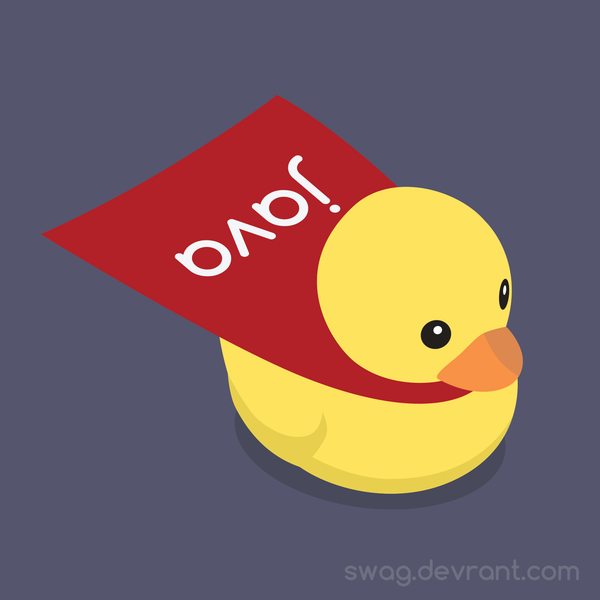 devDucks Java Rubber Duck – devRant Swag Shop