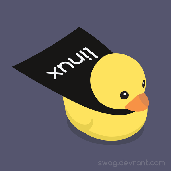 devDucks Linux Rubber Duck – devRant Swag Shop